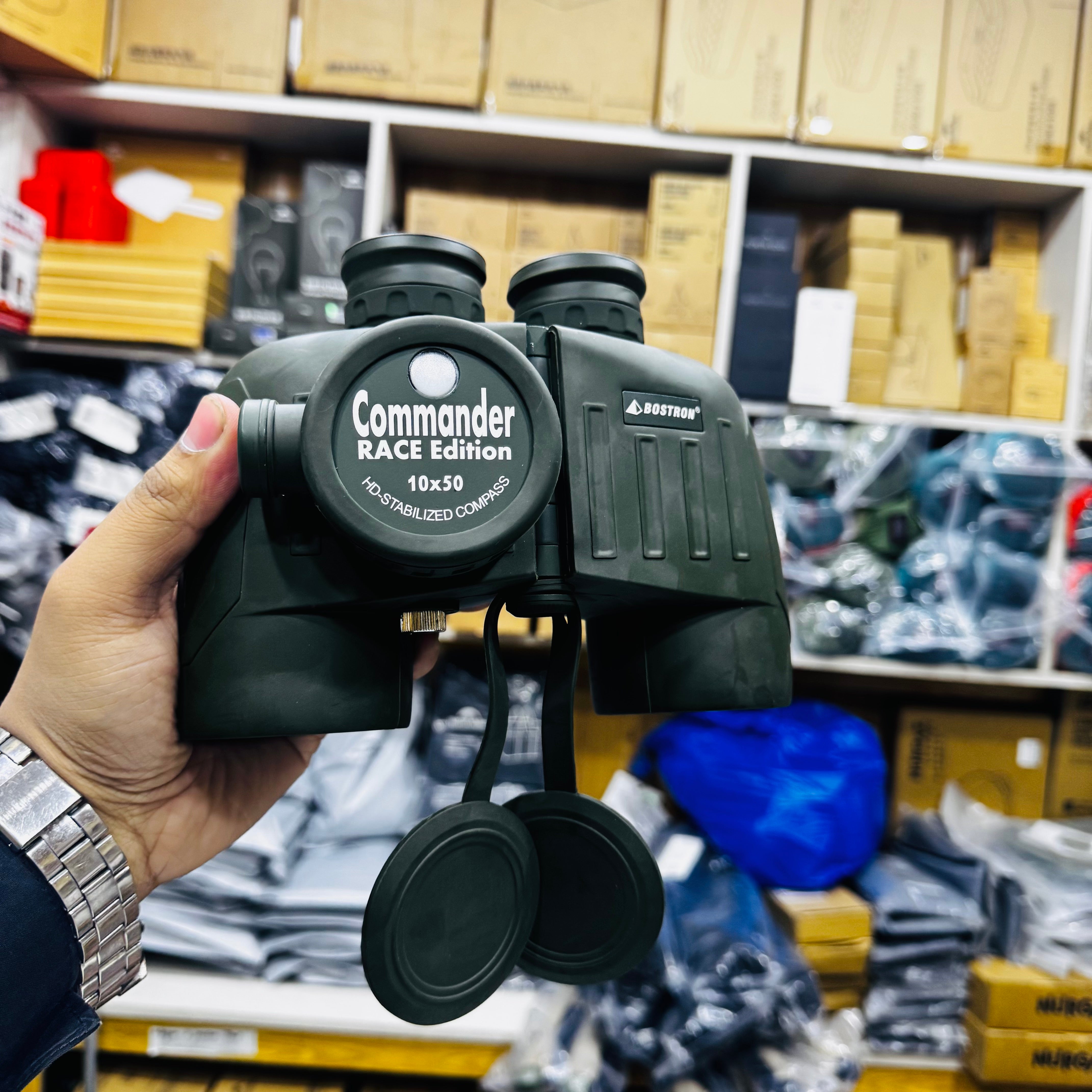 BOSTRON 10x50 Binocular With Compass Commander Race Edition – Loots.pk