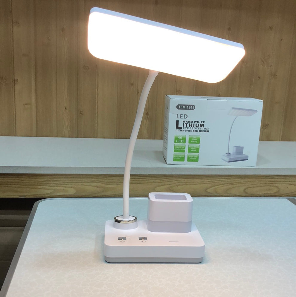 Electric Double Mode Desk Lamp LED & Pen Holder – Loots.pk