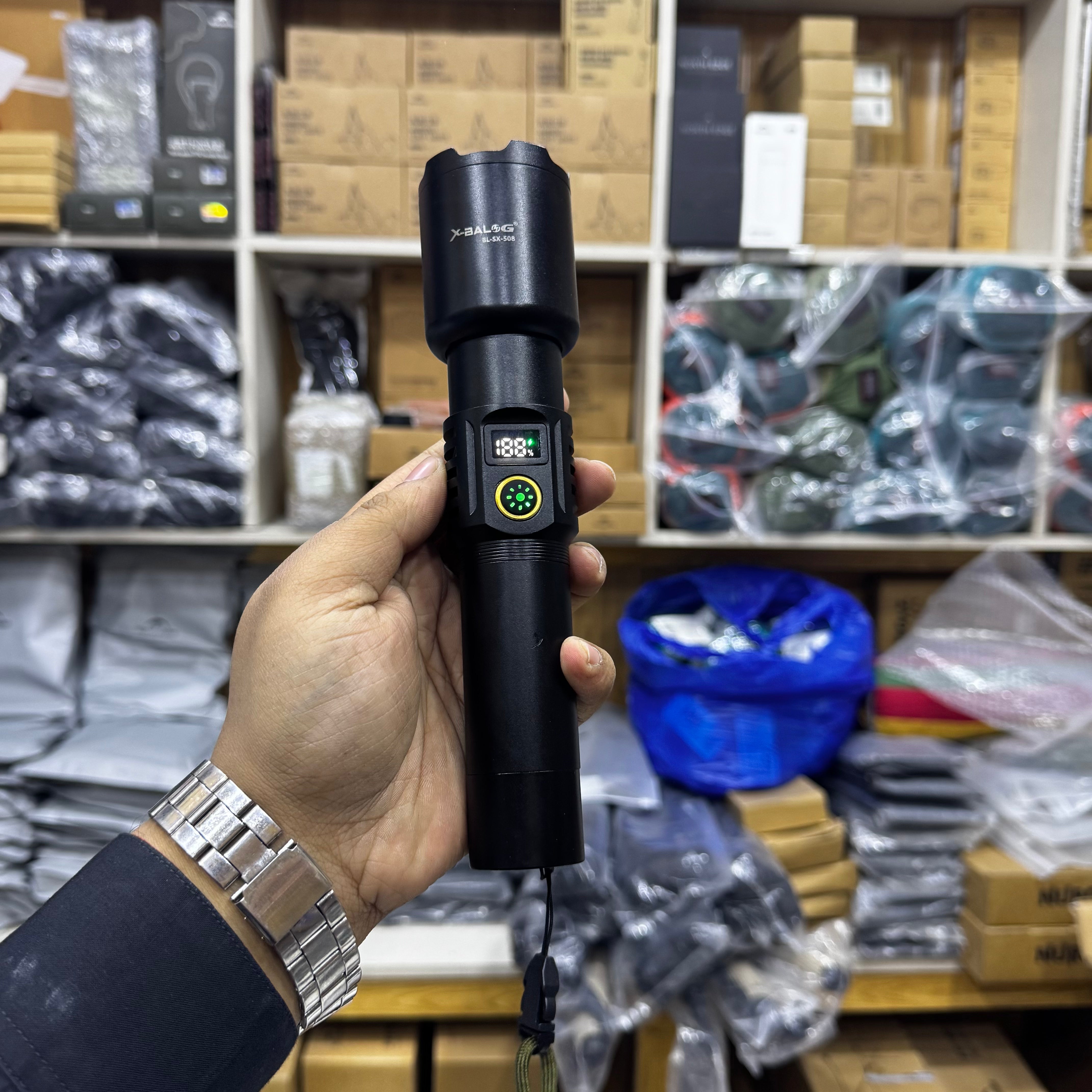 X-Blog High Power Torch With Digital Display – Loots.pk